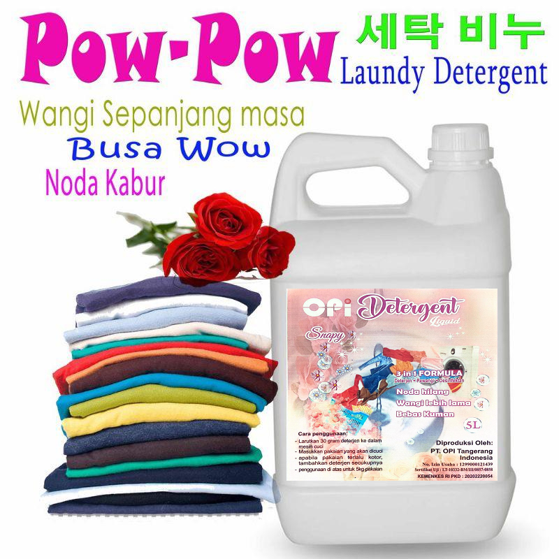 Jual laundry detergent sabun cuci pakaian 5 liter | Shopee Indonesia