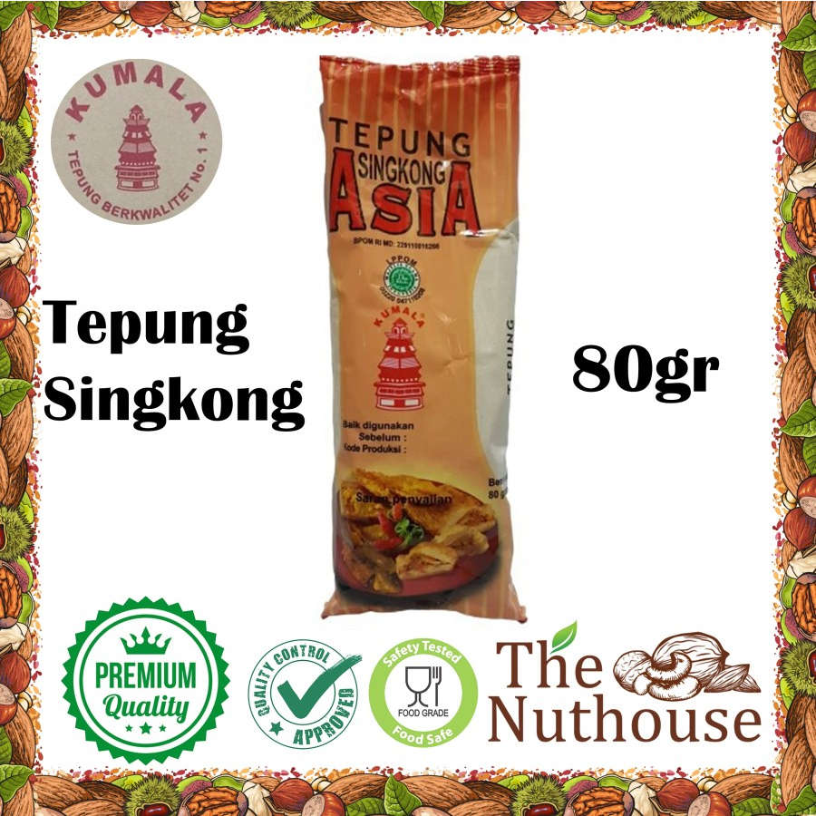 Jual KUMALA Cassava Flour / Tepung Singkong Asia 80gr [HALAL] | Shopee ...