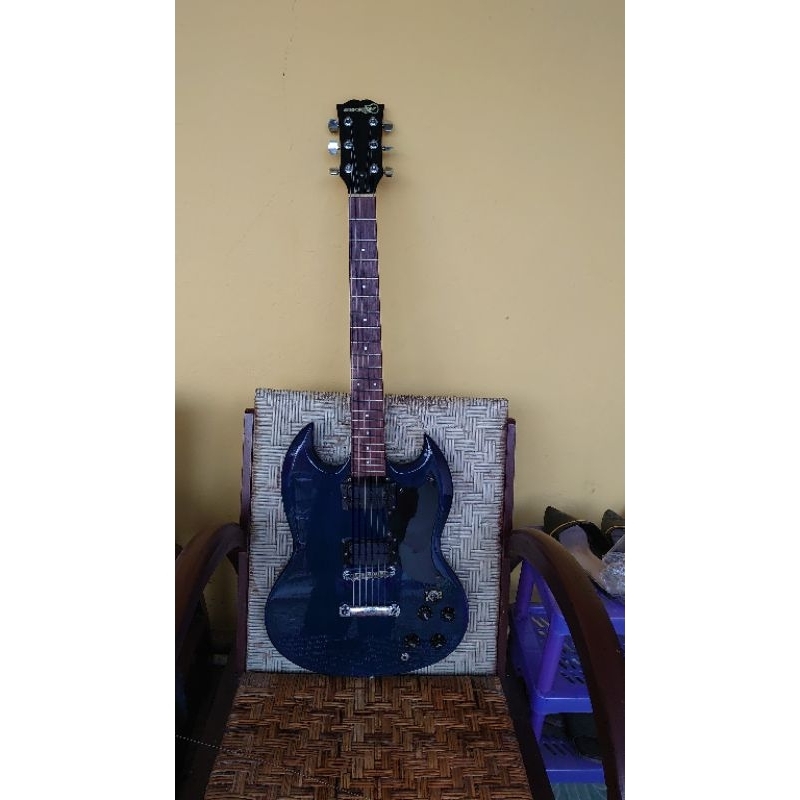Jual Gitar Merk Rockson Model SG Original | Shopee Indonesia