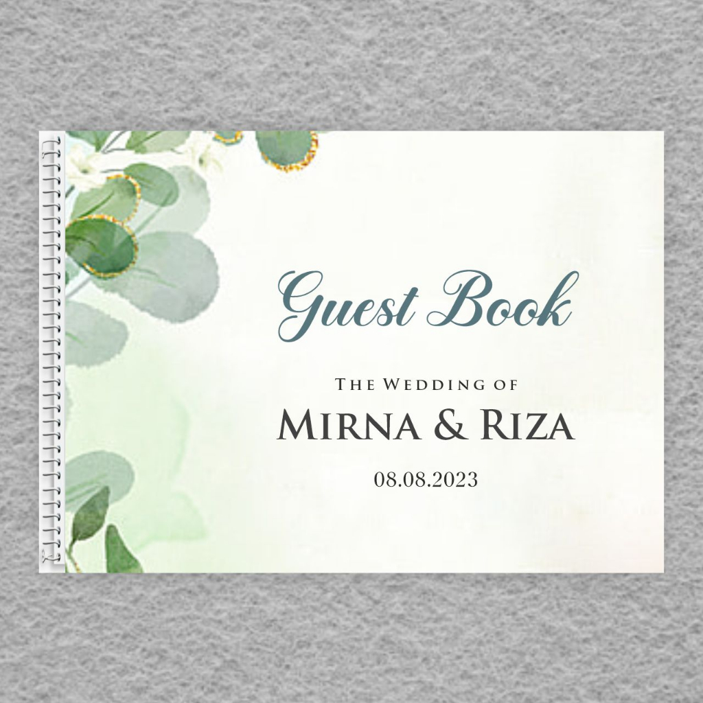 Jual Buku Tamu Pernikahan CUSTOM / wedding Guest Book / wedding book ...