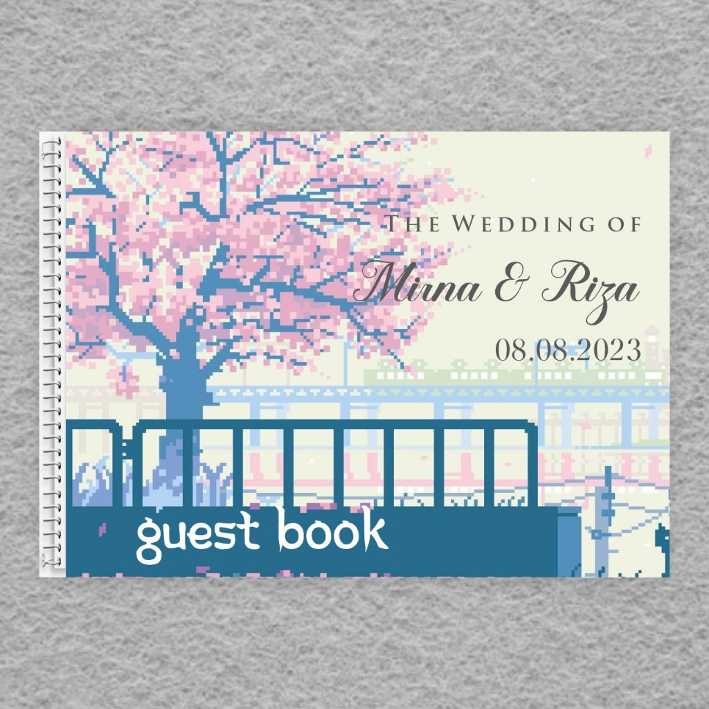 Jual Buku Tamu Pernikahan CUSTOM / wedding Guest Book / wedding book ...