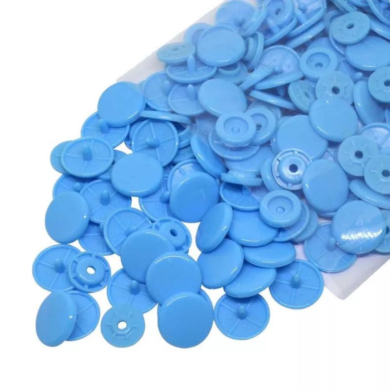 Jual Kancing Knop snap Plastik warna hitam Putih merah Oren kuning ...