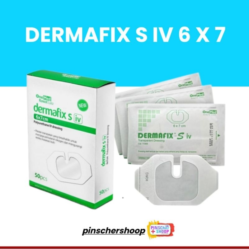 Jual Dermafix S IV 6 x 7 cm Plester Fixasi IV Dressing Isi 50 Pcs / Box ...