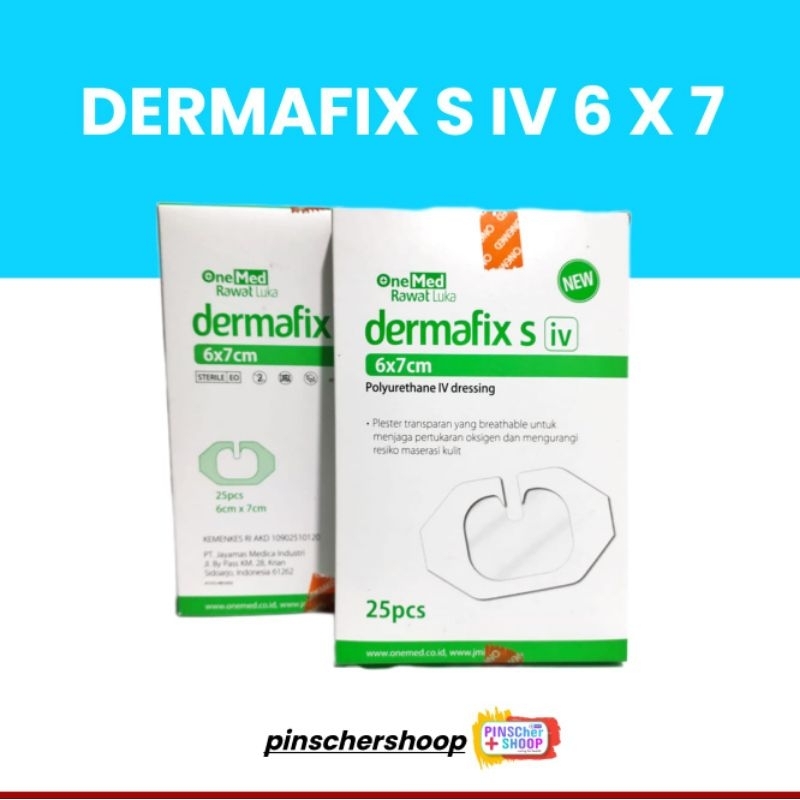 Jual Dermafix S IV 6 x 7 Cm Plester Fixasi IV Dressing Isi 25 Pc / Box ...