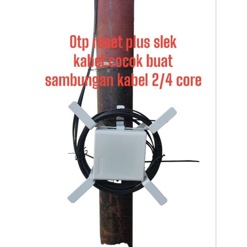 Jual otp roset plus slek gulungan kabel cocok sambungan kabel 2/4 core ...