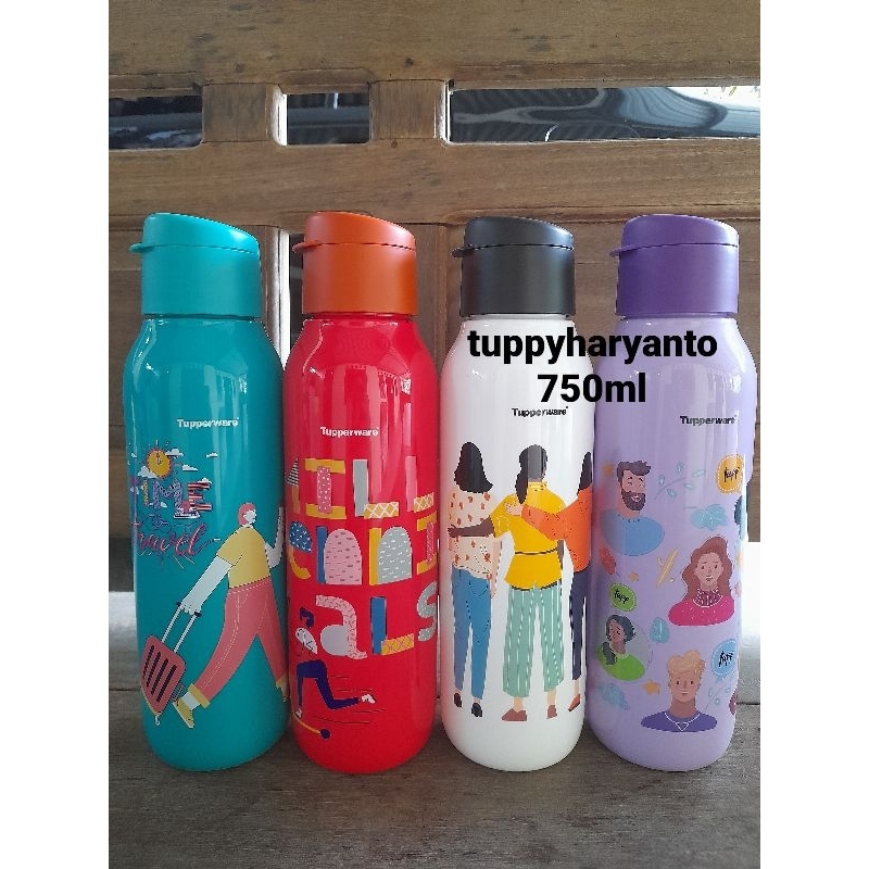 Jual botol minum botol eco fancy 750ml Tupperware 1pcs | Shopee Indonesia