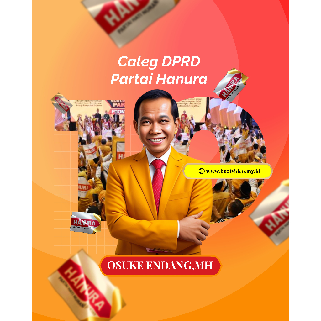 Jual Video Promosi Caleg Animasi (Partai HANURA) | Shopee Indonesia