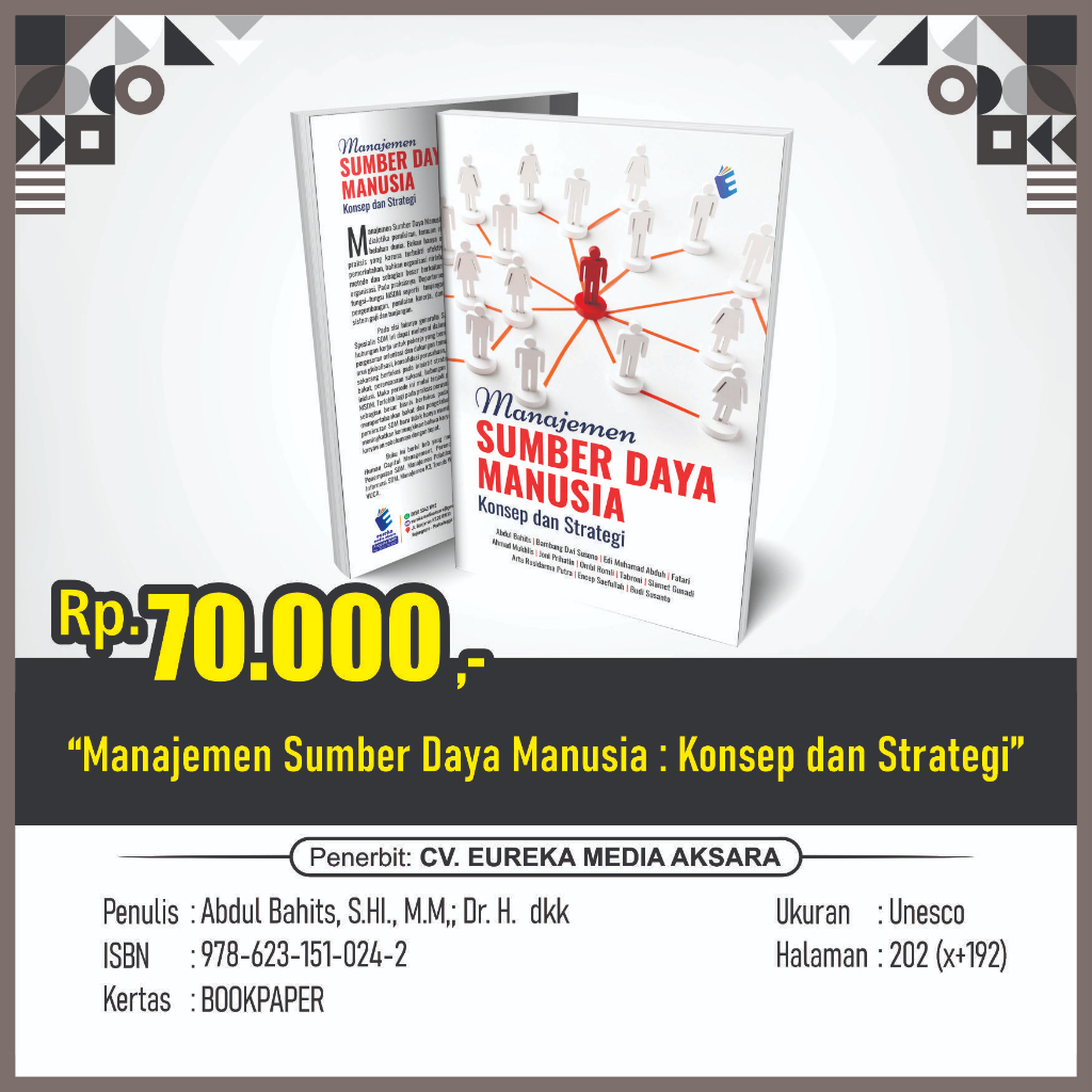 Jual Manajemen Sumber Daya Manusia : Konsep dan Strategi | Shopee Indonesia