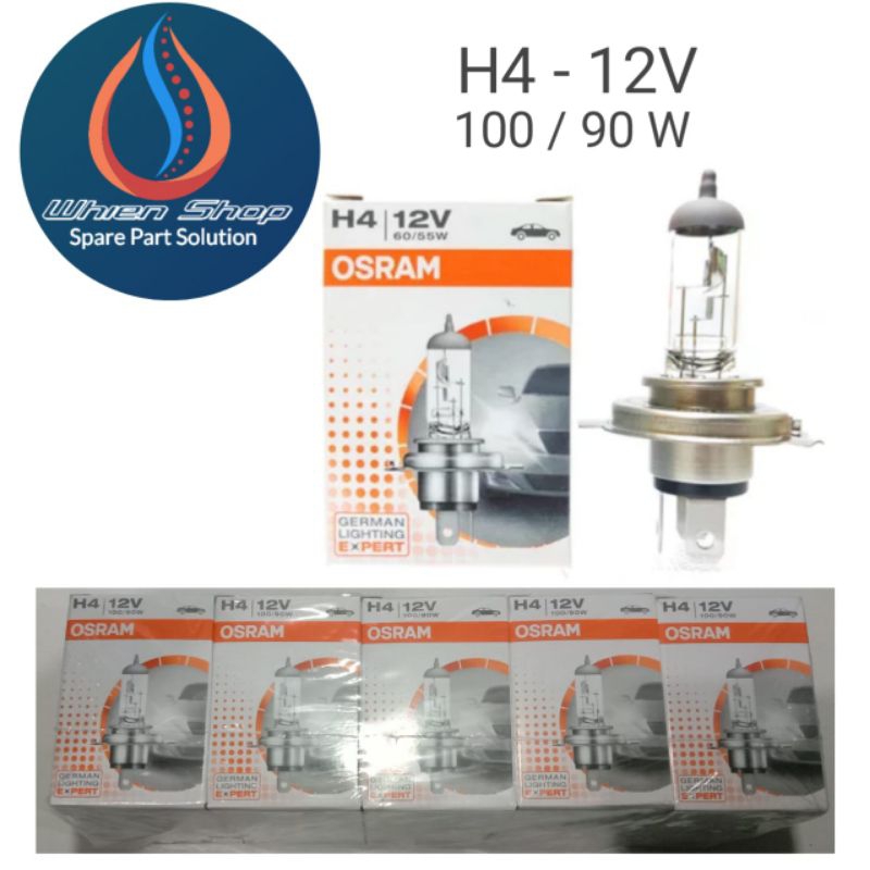 Jual lampu halogen H4-12V Osram | Shopee Indonesia