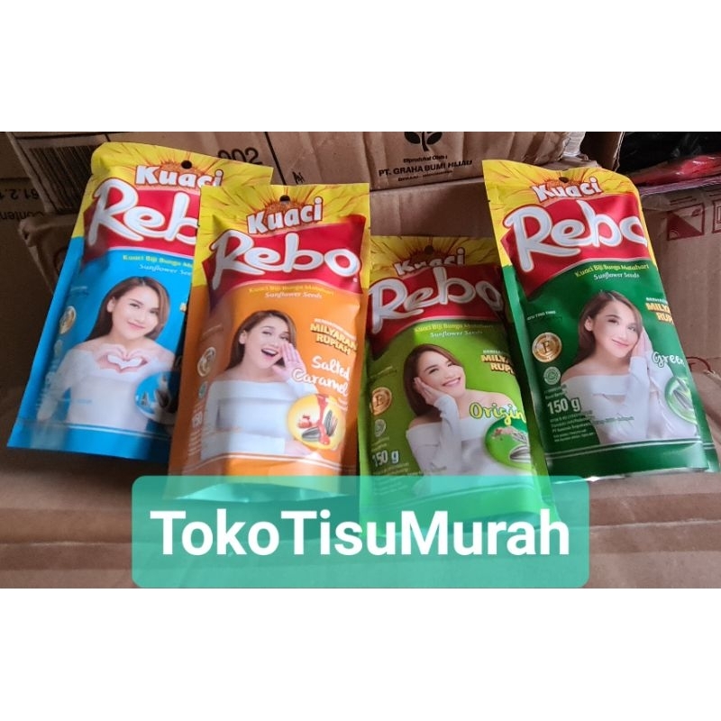 Jual PROMO Kuaci Rebo 150 NEW 140 gram gr grm kwaci | Shopee Indonesia