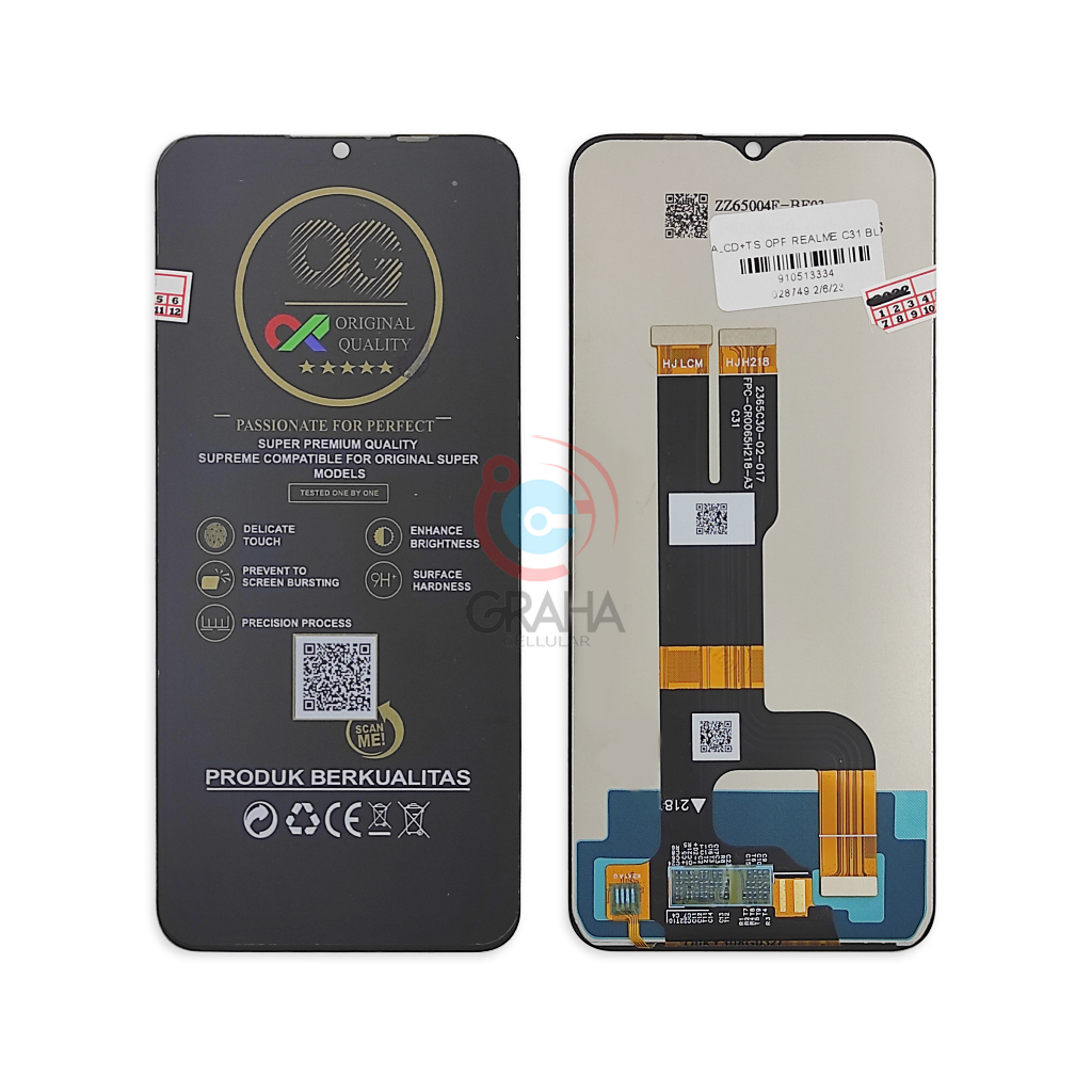Jual LCD REALME C31 OG ORI SUPER FULLSET TOUCHSCREEN | Shopee Indonesia