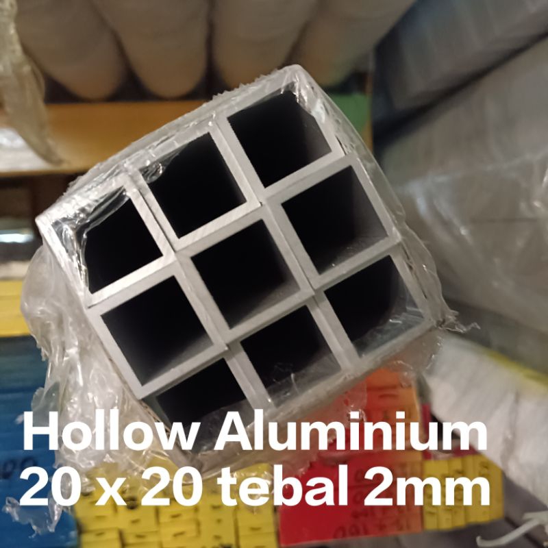 Jual Hollow Aluminium 20mm x 20mm x 2mm x 500mm | Shopee Indonesia
