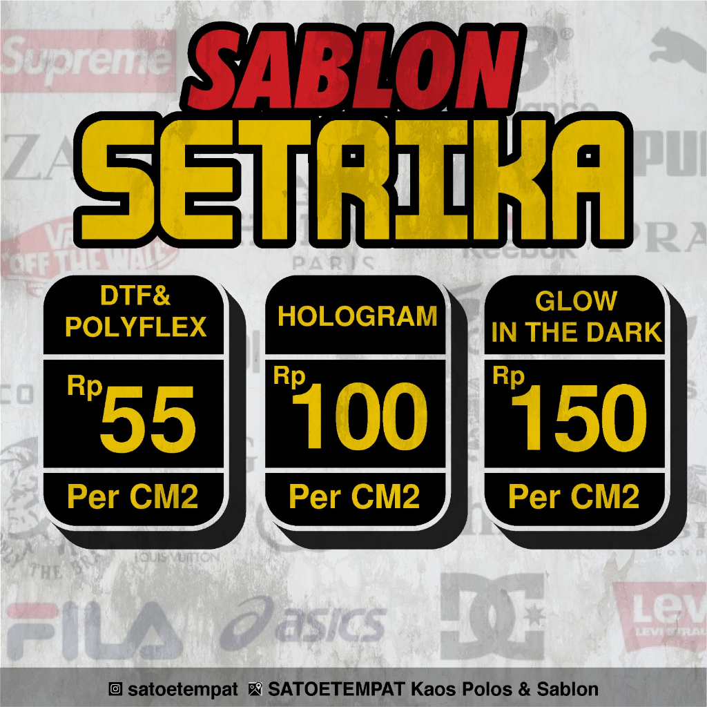 Jual Sablon Setrika DTF Polyflex Hologram Glow In The Dark Siap Press ...