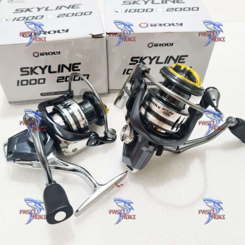 Jual Reel Spinning Iroly SKYLINE 1000 METAL FOOT (POWER HANDLE) | Shopee Indonesia