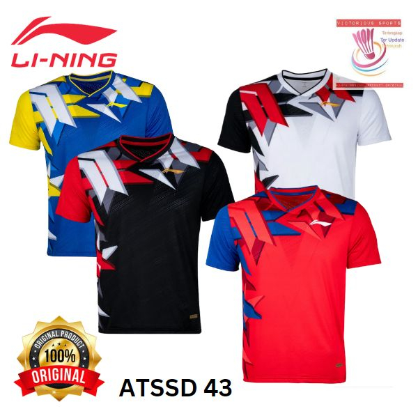 Jual BAJU LINING BADMINTON BULUTANGKIS LINING ATSSD 43 ORIGINAL ...