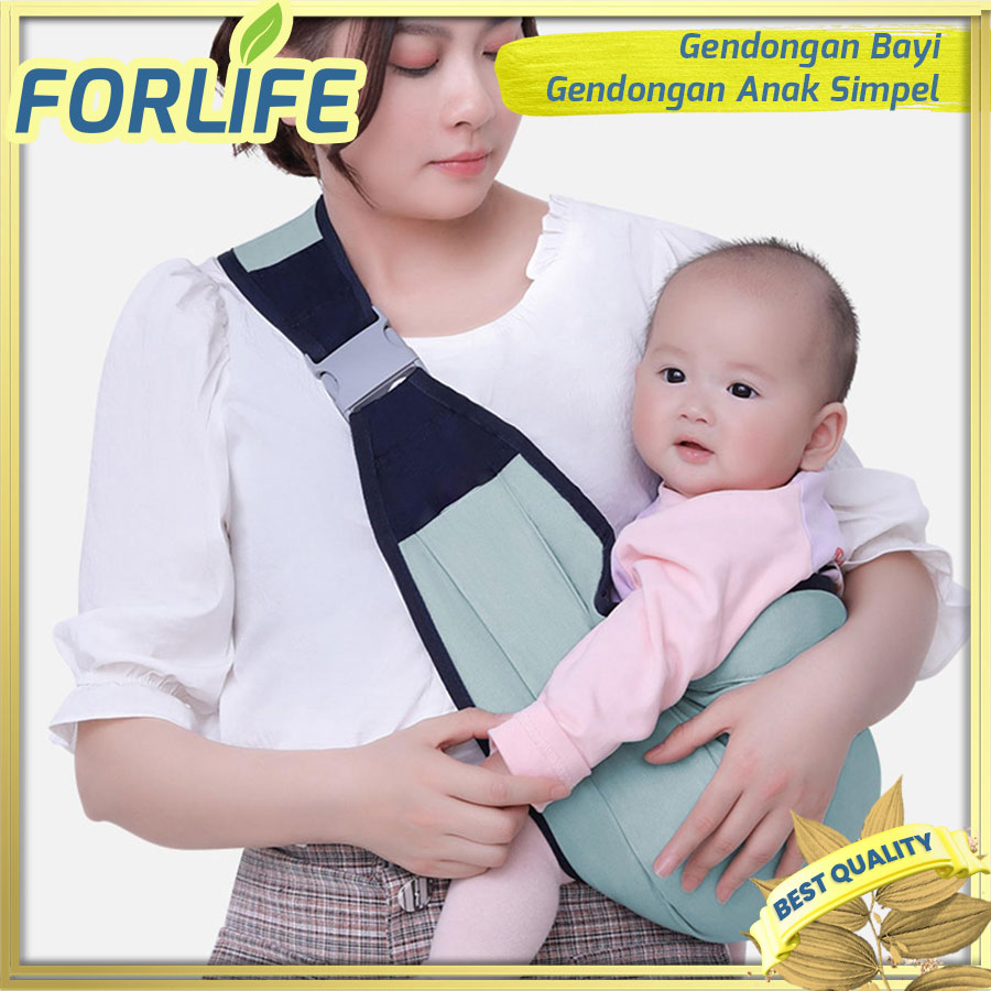Jual Gendongan bayi praktis kain/ Selendang bayi depan gampang disimpan ...