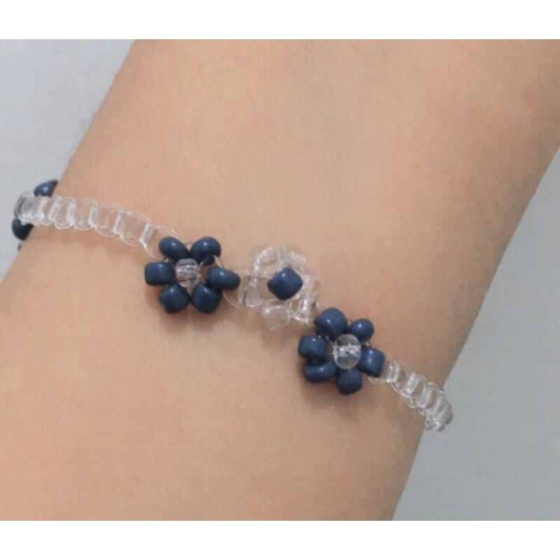 Jual daisy beads gelang korea bracelet | gelang bunga beads | Shopee ...