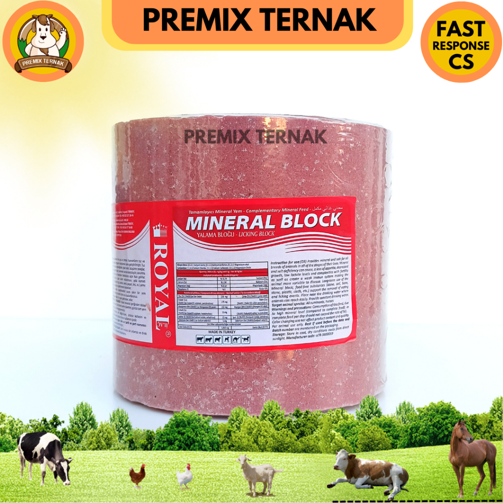Jual MINERAL BLOK ROYAL 5KG - MINERAL BLOK KAMBING - ROYAL MINERAL ...