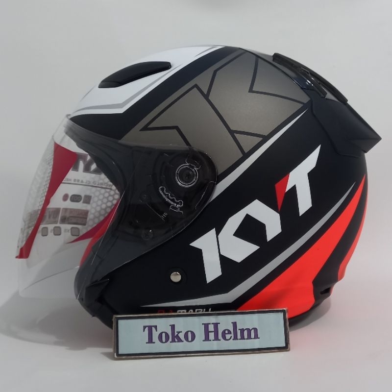Jual Helm KYT half face KYT DJ MARU motif M/L/XL | Shopee Indonesia