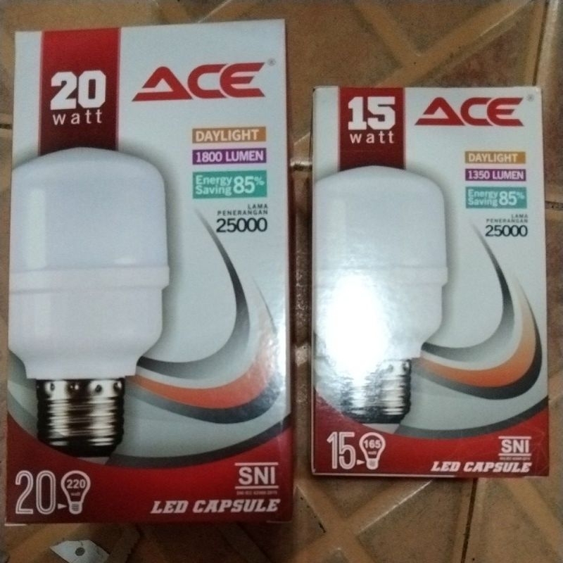 Jual lampu led ACE capsule 15watt 20watt/lampu led 15watt 20 watt di ...