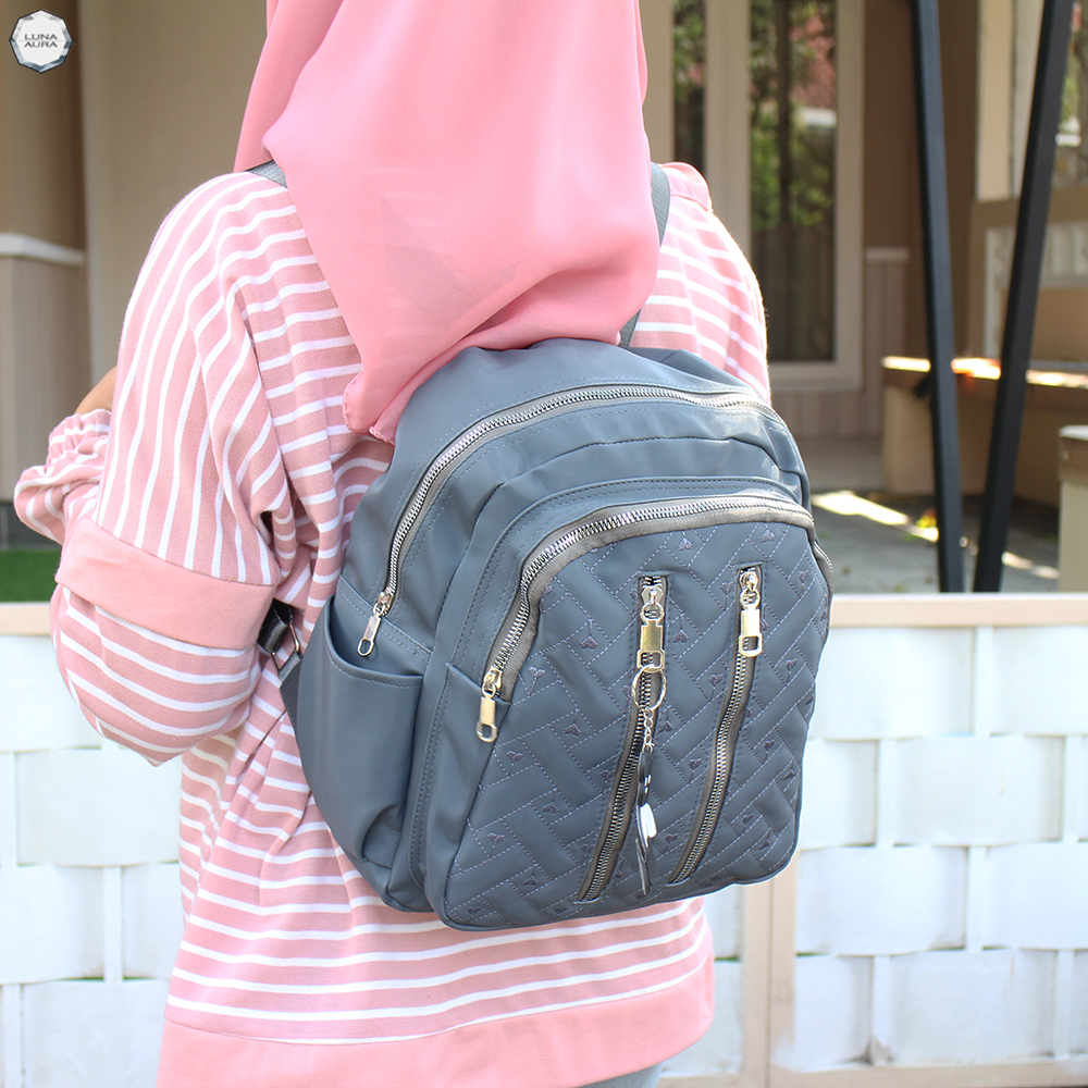 Jual Luna Aura Tas Ransel Wanita Cocoly Bordir LC 75 Tas Sekolah Wanita ...