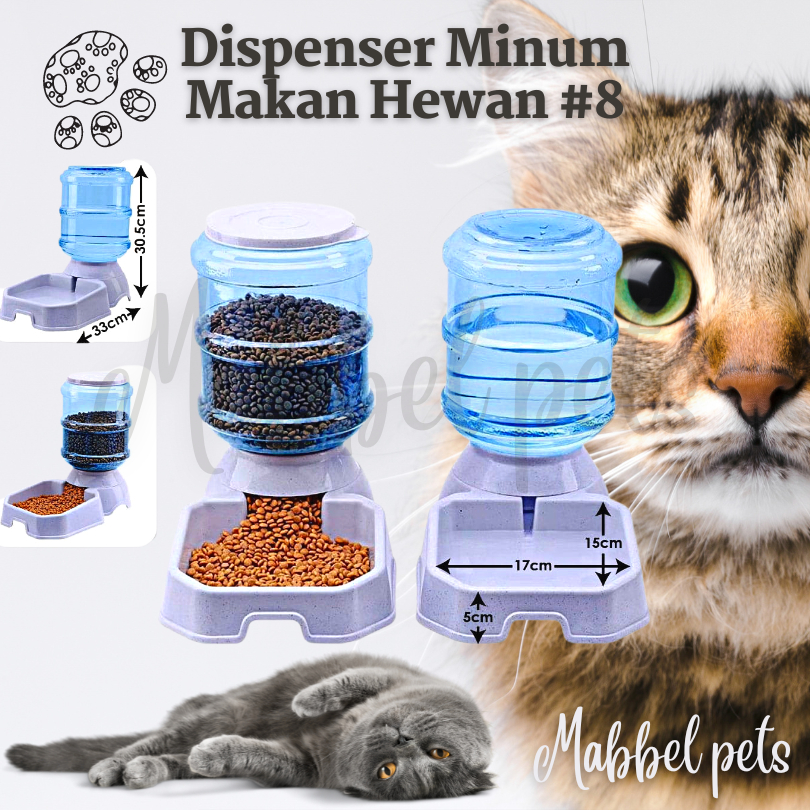 Jual Pet Dispenser untuk Kucing Anjing Otomatis Besar #8 | Shopee Indonesia