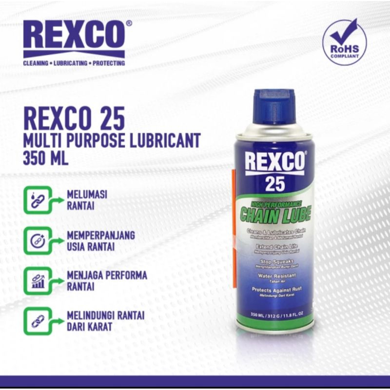 Jual Rexco 25 Pelumas Rantai / CHAIN LUBE 350ml | Shopee Indonesia