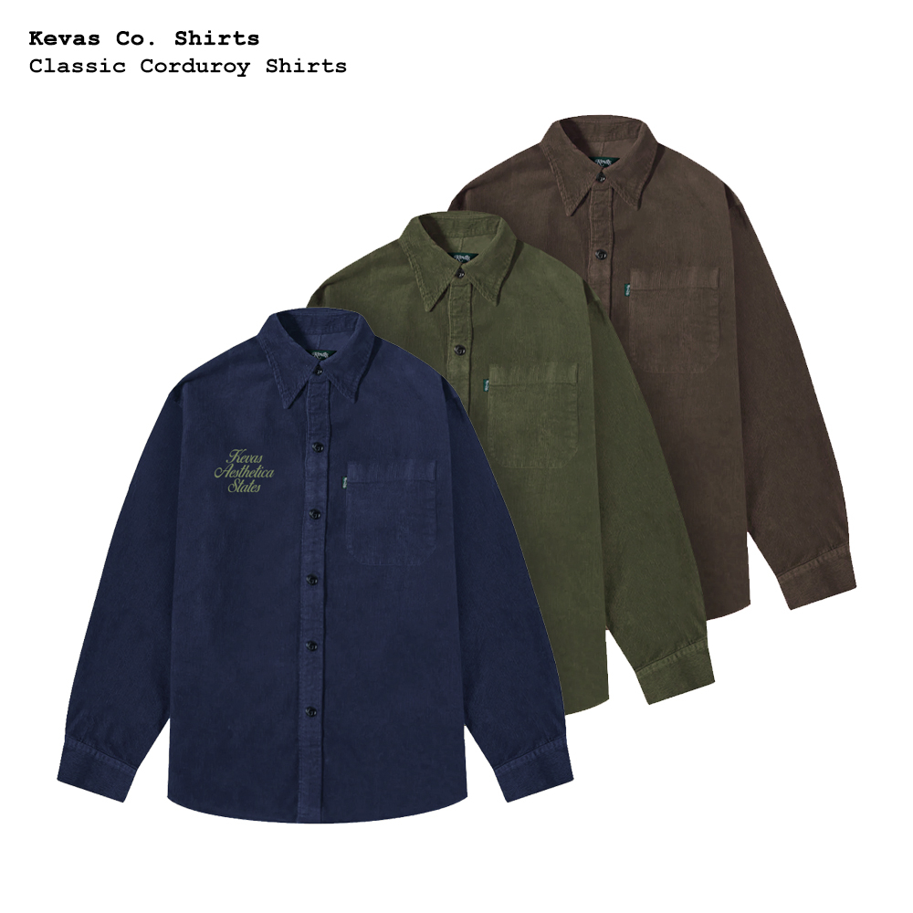 Jual Kevas Classic Corduroy Long Shirts | Shopee Indonesia