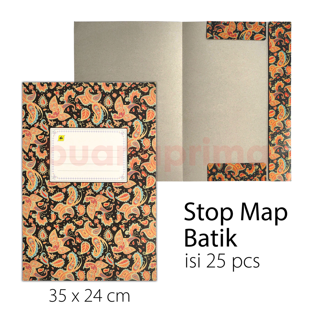 Jual Stop Map Batik Standard isi 25 lembar Stopmap Stof Map Kertas ...