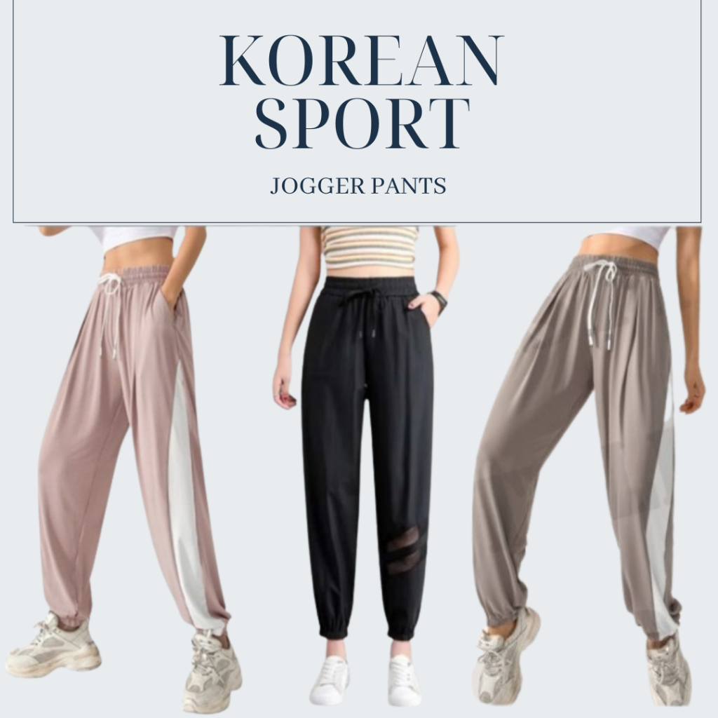 Jual Oppa Style Shop Korean Sports Jogger Pants JUMBO- BIG SIZE ...