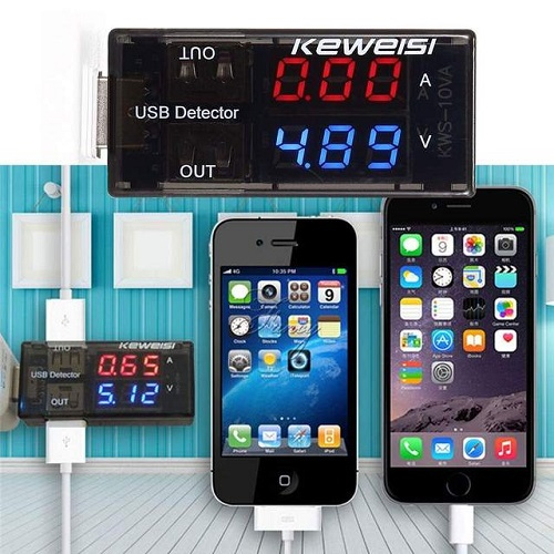 Jual Usb Multimeter Detector Voltage tester Double USB Charger ...