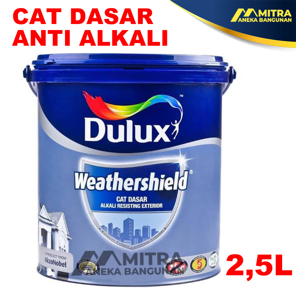Jual CAT DASAR ANTI ALKALI DULUX WEATHERSHIELD ALKALI RESISTING 2,5 ...