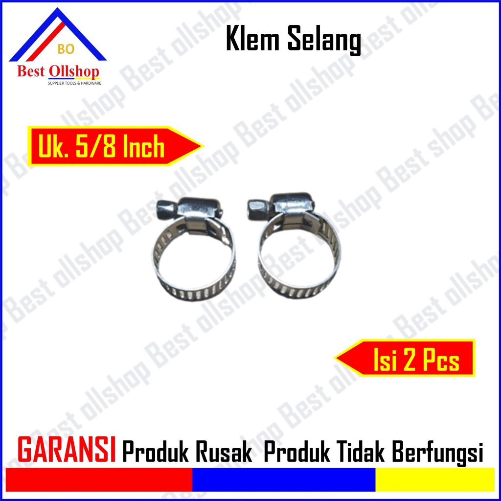 Jual Klem Selang Air Lpg Klem Selang Air Hose Ring Konektor Penjepit