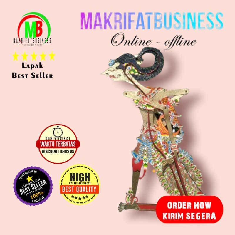 Jual Wayang kulit asli wisanggeni rapek | Shopee Indonesia