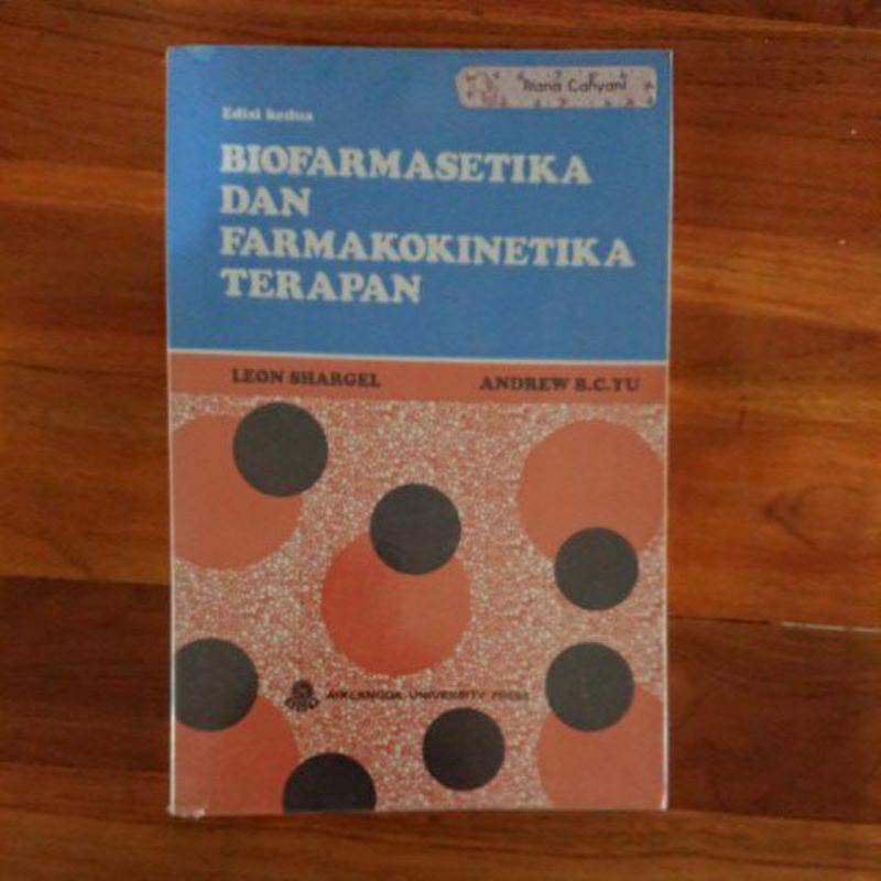 Jual BIOFARMASETIKA DAN FARMAKOKINETIKA TERAPAN | Shopee Indonesia