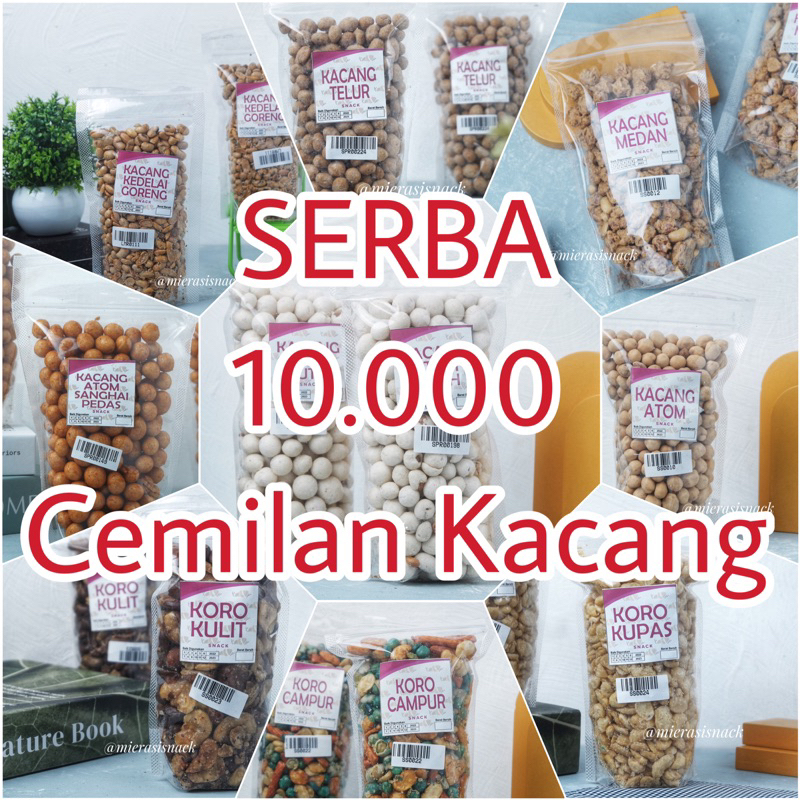 Jual Serba Sepuluh Ribu Cemilan Kacang Kacangan | Snack Kiloan ...