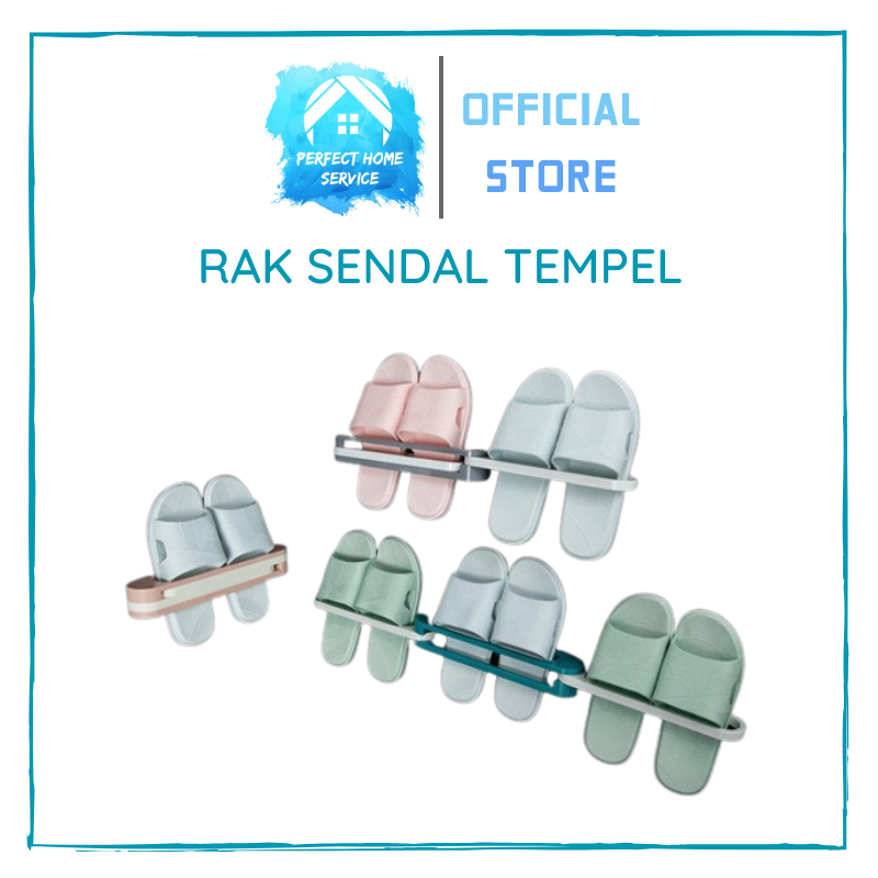 Jual RAK HOLDER HANDUK PENYIMPANAN SENDAL TEMPEL SERBAGUNA [PERFECTHOME ...