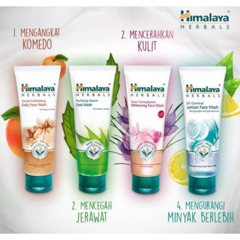 Jual Himalaya Face Wash | Sabun Muka All Varian | Shopee Indonesia