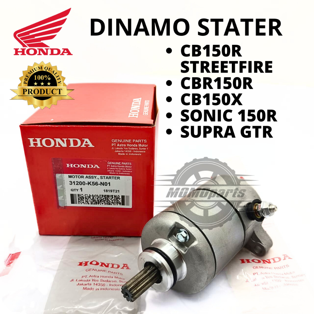 Jual ORIGINAL DINAMO STARTER ASSY HONDA K56 CBR150R CB150R STREETFIRE ...