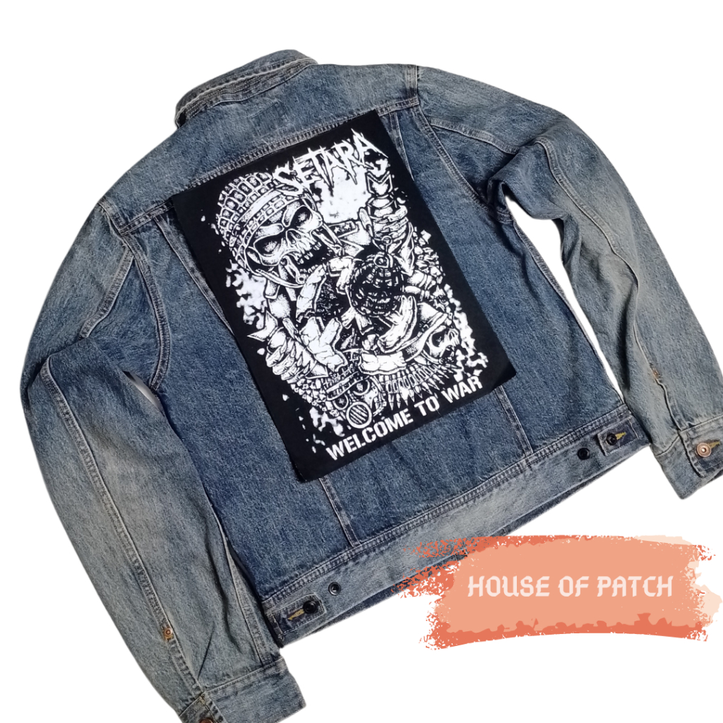 Jual BACKPATCH SABLON / BACKPATCH BAND / BACKPATCH / EMBLEM BESAR ...