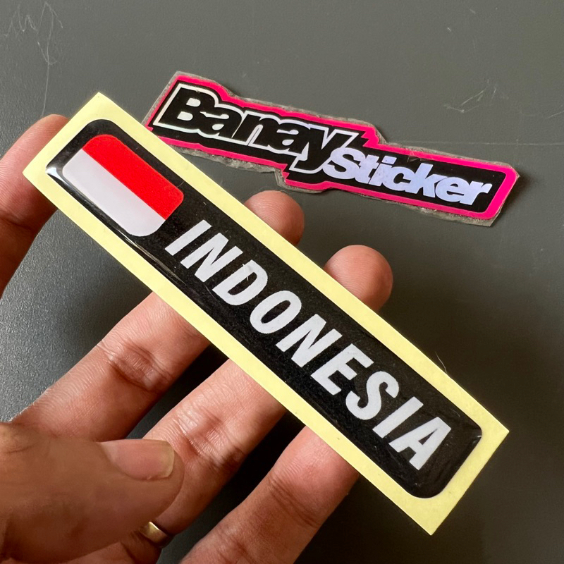 Jual Sticker Stiker Emblem INDONESIA Panjang Timbul | Shopee Indonesia