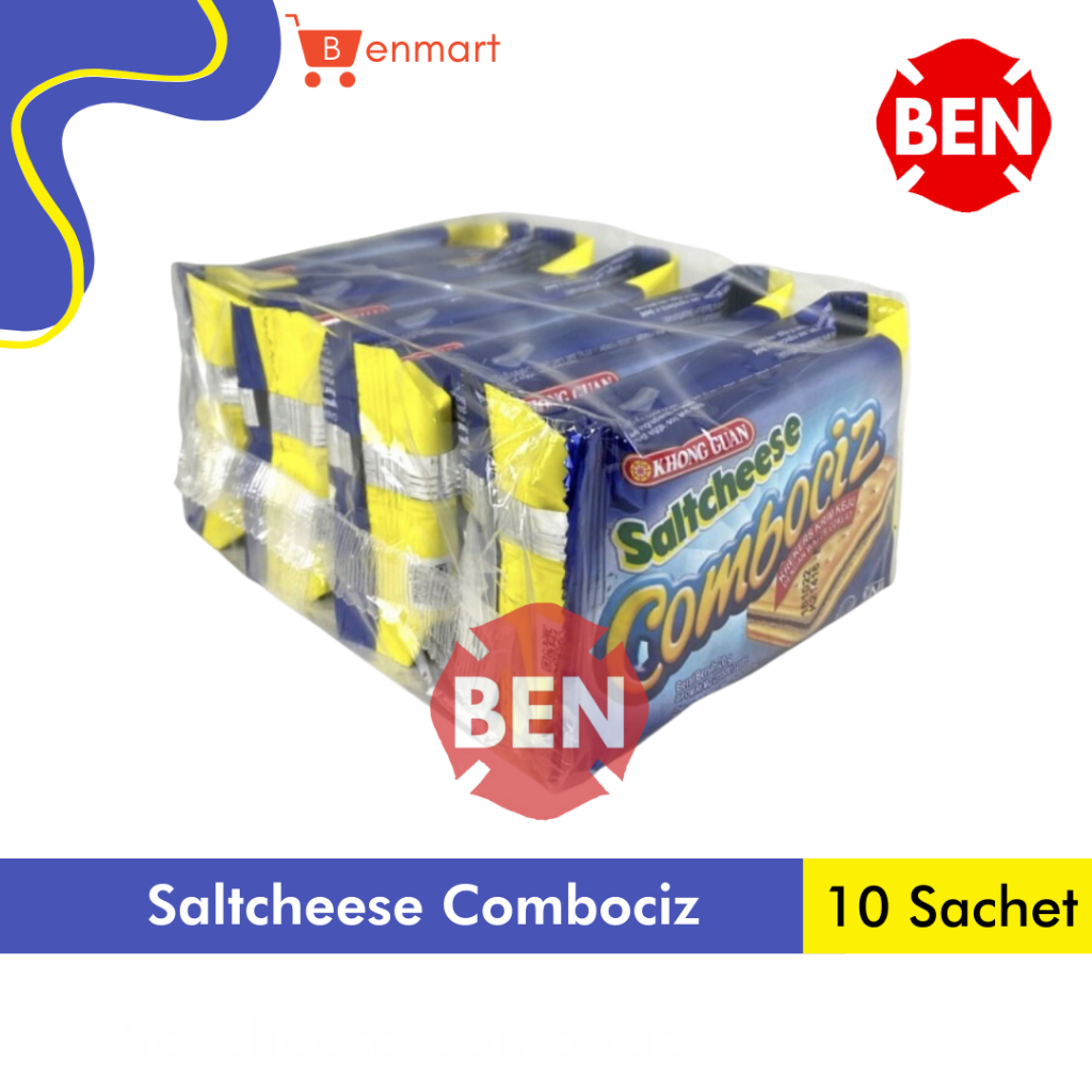 Jual Saltcheese Combociz 1 Pak Renceng 10Pcs Biskuit Khong Guan Keju ...
