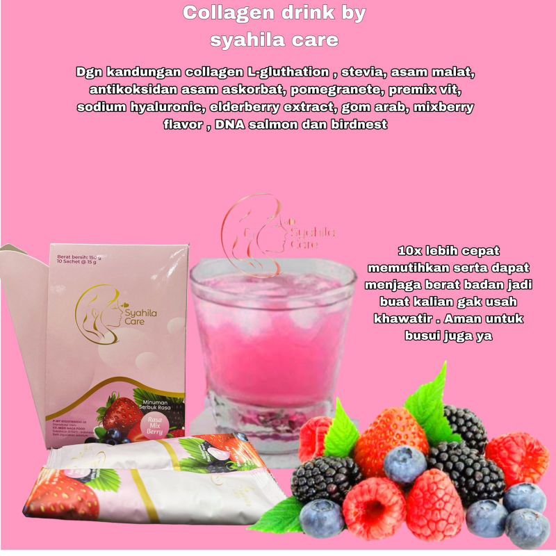 Jual SYAHILA CARE COLLAGEN DRINK (kemasan new) | Shopee Indonesia