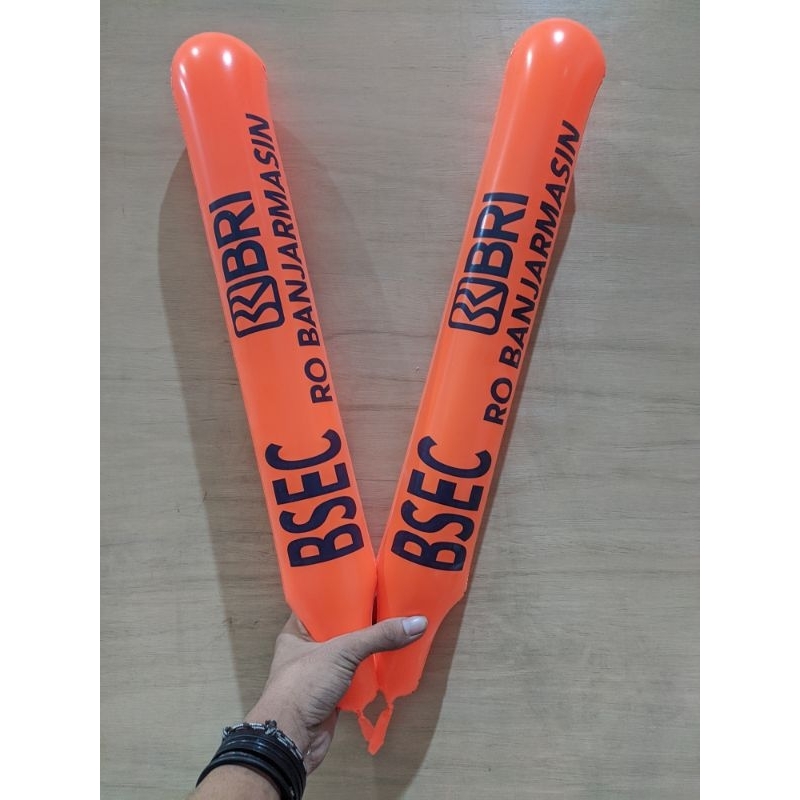 Jual Balon Tepuk Supporter 300 pcs, Sablon Logo 1 warna, Desain Bebas ...