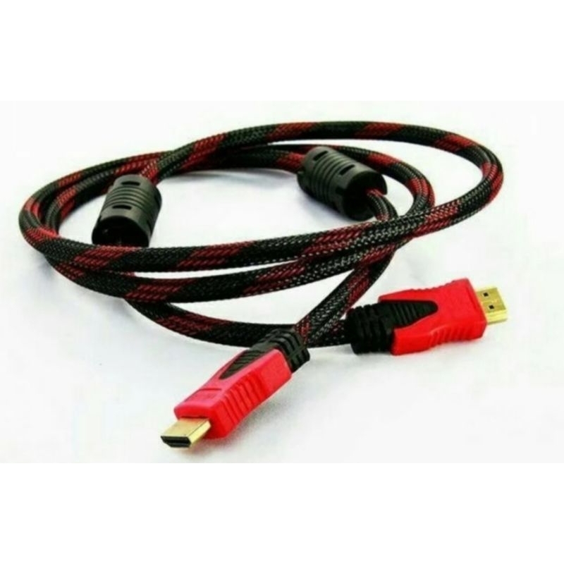 Jual Kabel HDMI TO HDMI 3M versi 1.4 hdmi 3meter jaring | Shopee Indonesia
