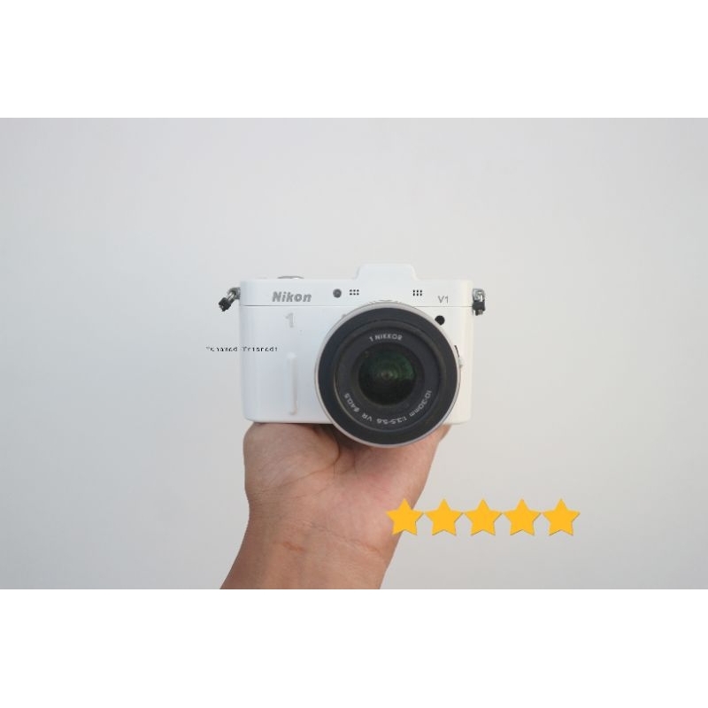 Jual Camera Kamera Mirrorless Nikon 1 V1 Lensa 10-30mm Putih Murah ...
