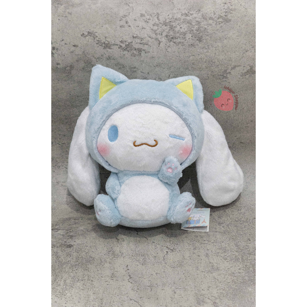 Jual Sanrio Cinnamoroll Nakayoshi Koneko Cat Sitting BIG Plush Doll ...