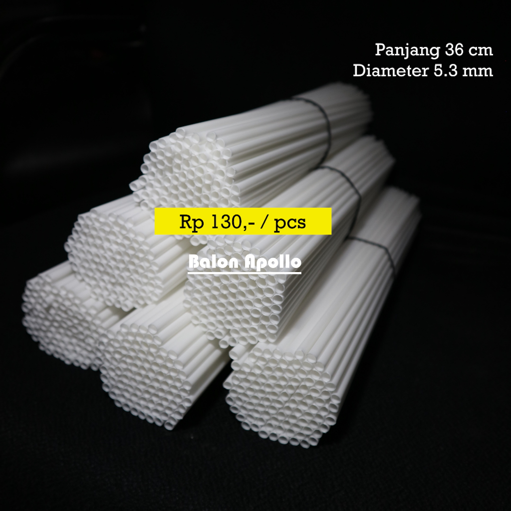 Jual STICK BALON PUTIH ISI 100 PCS | Shopee Indonesia