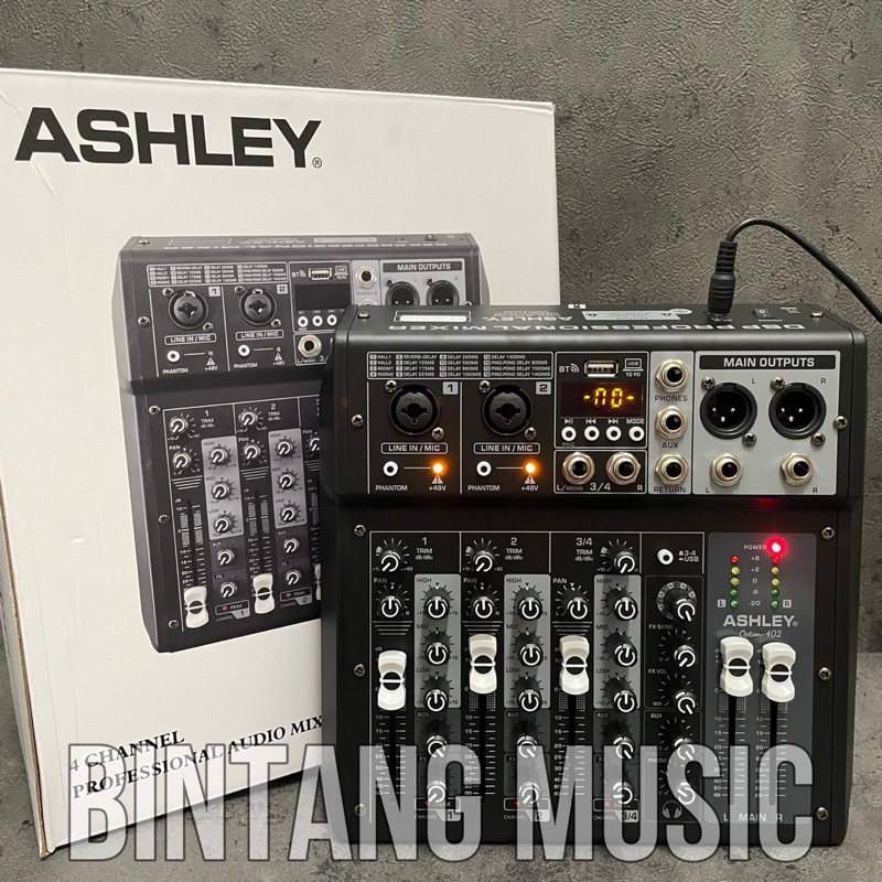 Jual Mixer Ashley Option 402 Original 4 channel ashley option402 ...