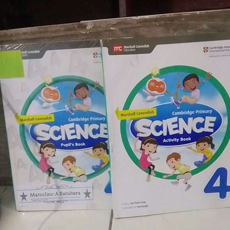 Jual buku Cambridge primary science 4 pupil+workbook Marshall cavendish original | Shopee Indonesia